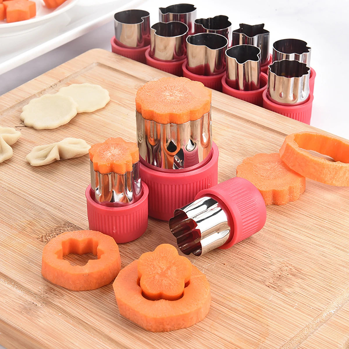 Multi-shape Stainless Steel Vegetable Cutter Set on Luulla
