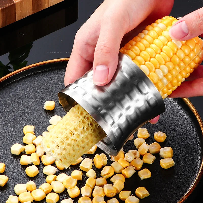 Stainless Steel Corn Stripper Tool, Easy Kernels Removal on Luulla