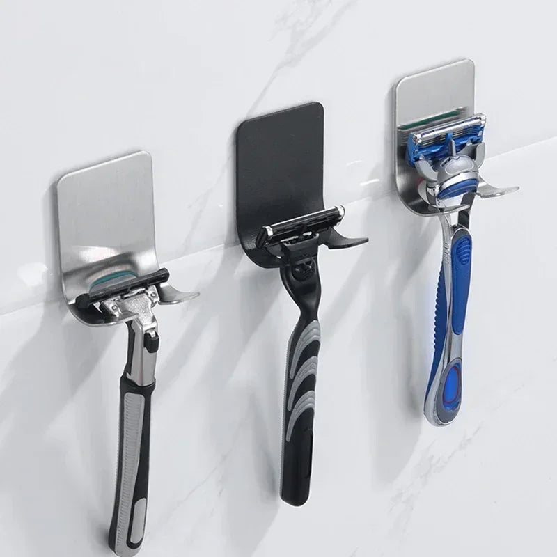 Self-adhesive Wall Mount Razor Holder Trio on Luulla