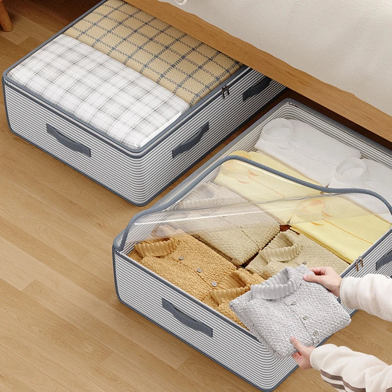 Large Capacity Zip-up Underbed Storage Organizer on Luulla