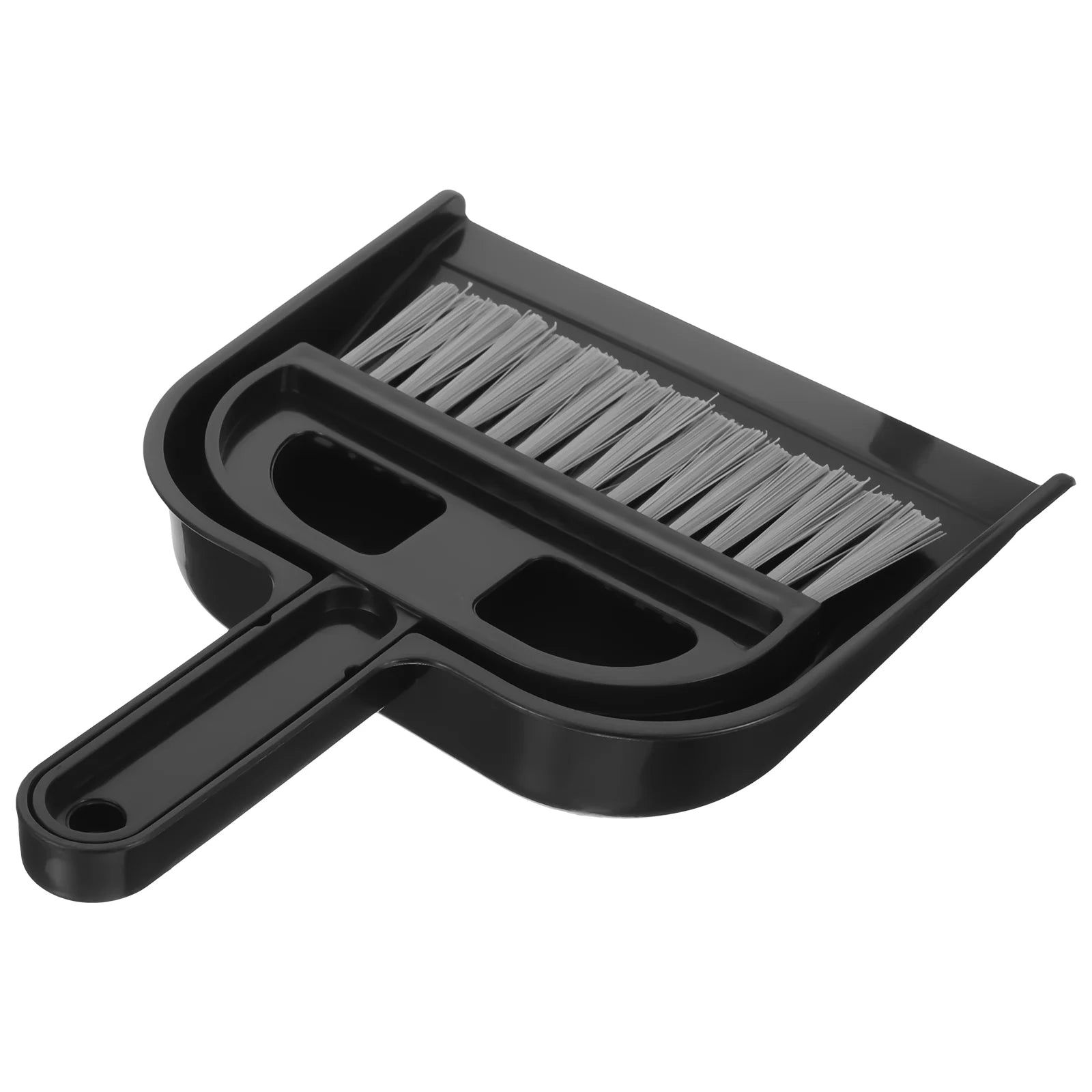 Compact Black Mini Broom With Dustpan Combo on Luulla
