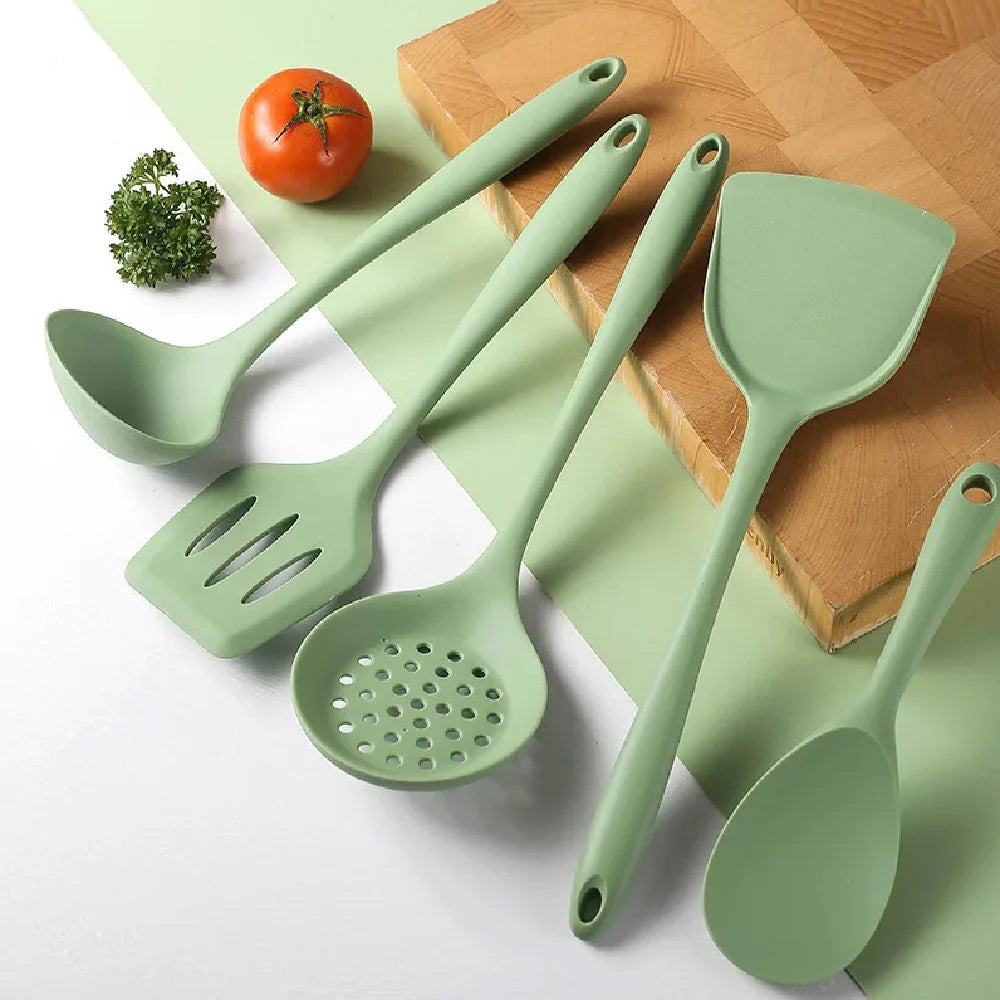 Premium Non-stick Silicone Kitchen Utensil Collection on Luulla