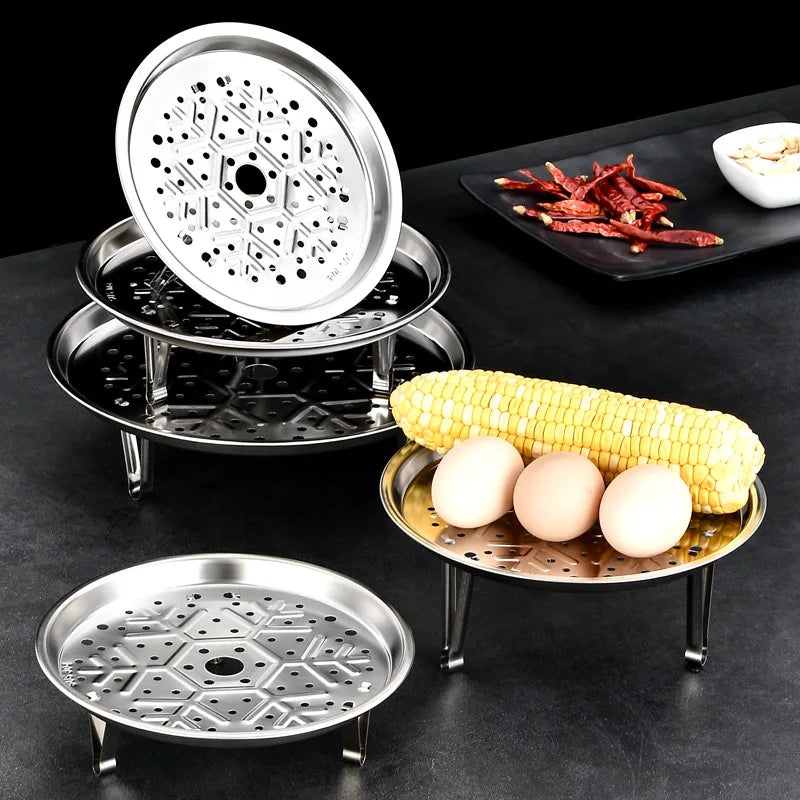 Stainless Steel Multi-tier Steamer Rack For Cooking on Luulla