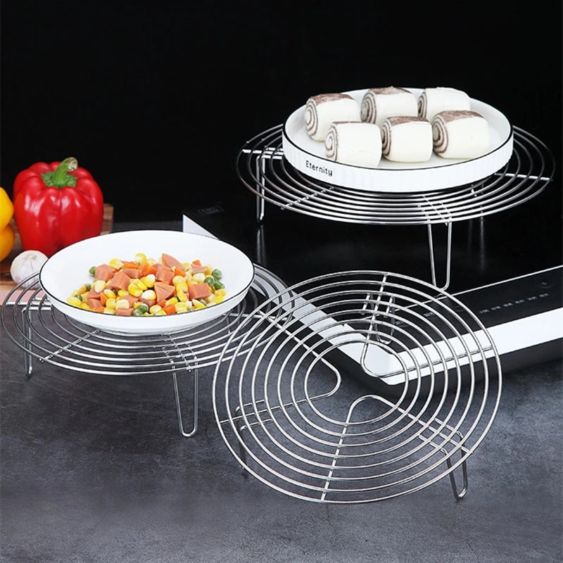 Stainless Steel Stackable Steam Rack Kitchen Tool on Luulla