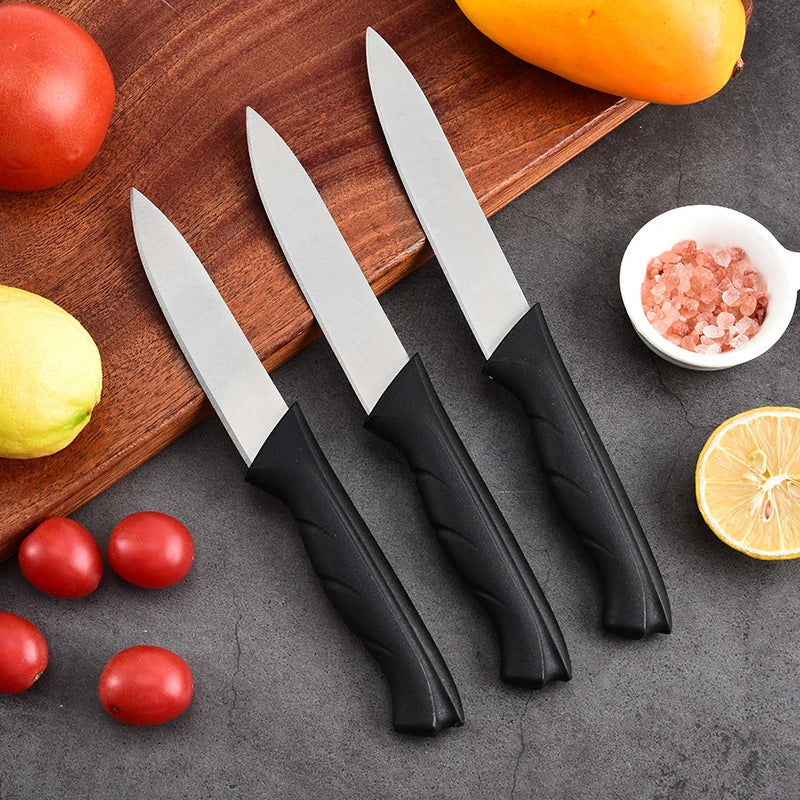 Stainless Steel Kitchen Knives With Ergonomic Handles on Luulla