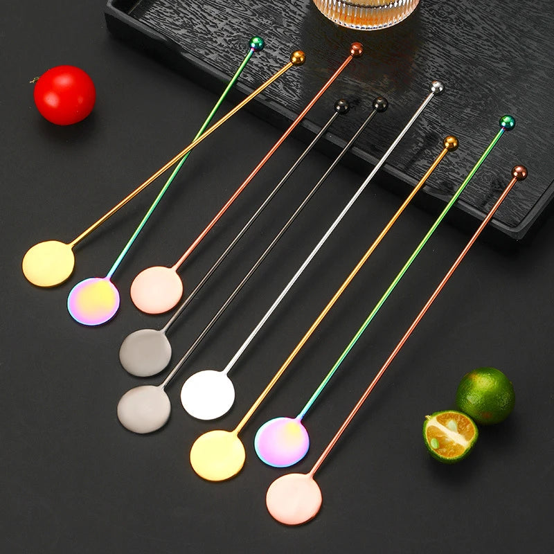 Stainless Steel Long Handle Drink Stirrer Sticks on Luulla
