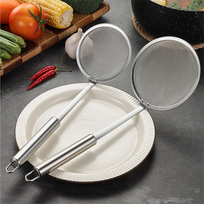 Stainless Steel Double Fine Mesh Strainers Kitchen on Luulla