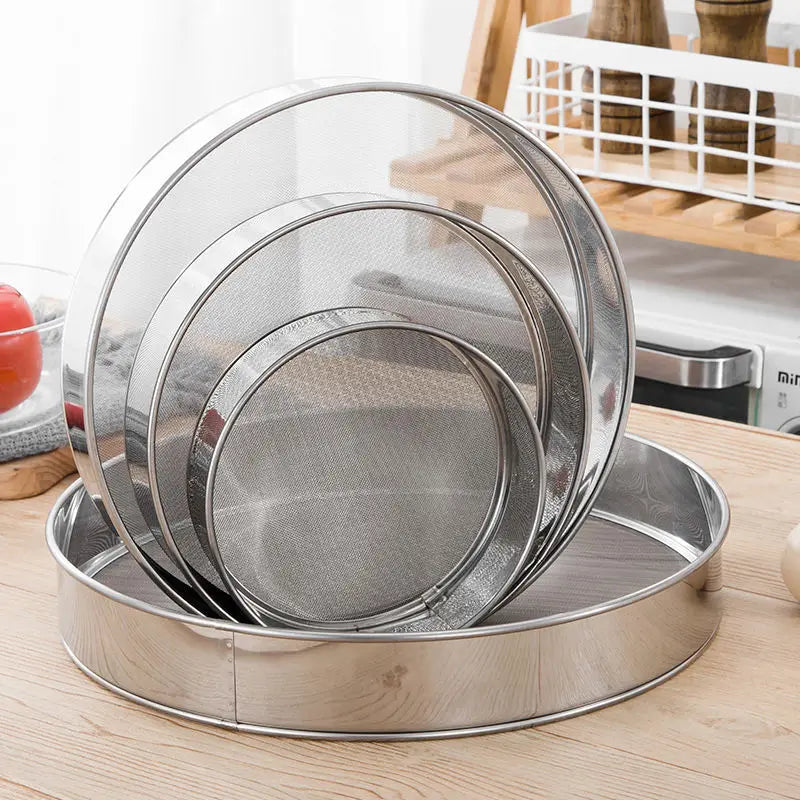Stainless Steel Fine Mesh Kitchen Sieve Strainers on Luulla