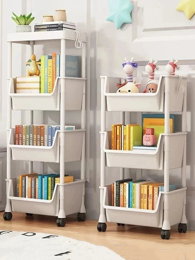 Multi-tier Rolling Toy And Book Storage Organizer on Luulla
